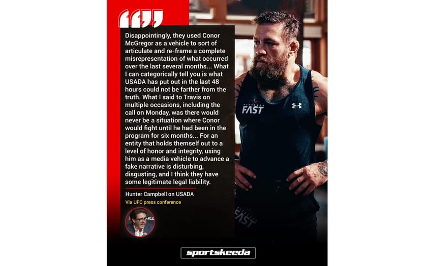 USADA: How did Hunter Campbell respond to USADA’s criticisms of the UFC ...