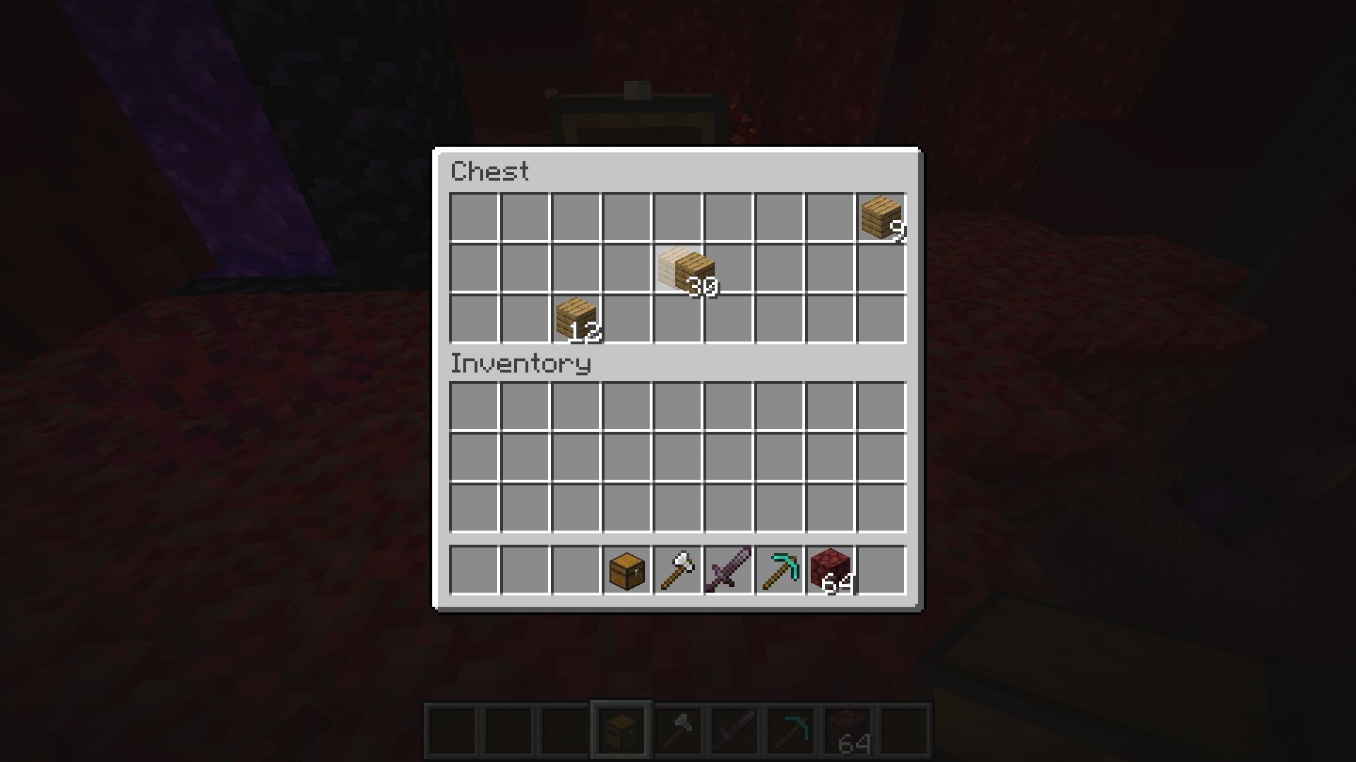 How to quick move items in Minecraft