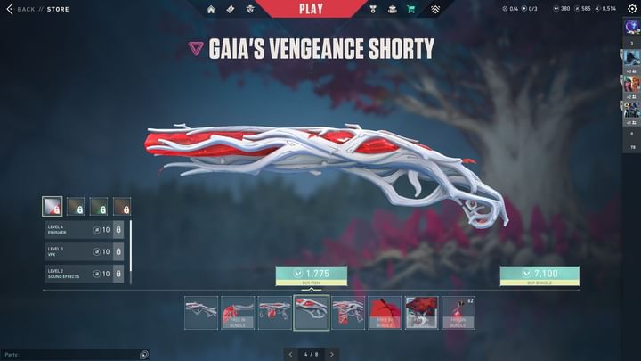 Valorant Gaia's Vengeance skins ranked from worst to best