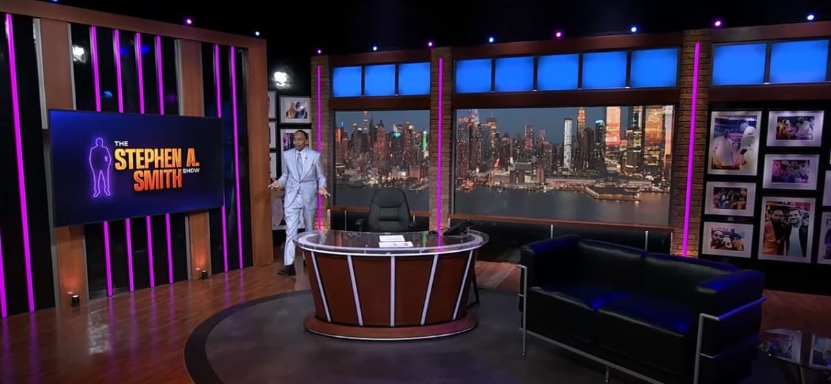 IN PHOTOS: Stephen A. Smith unveils new studio after reaching 380,000 ...