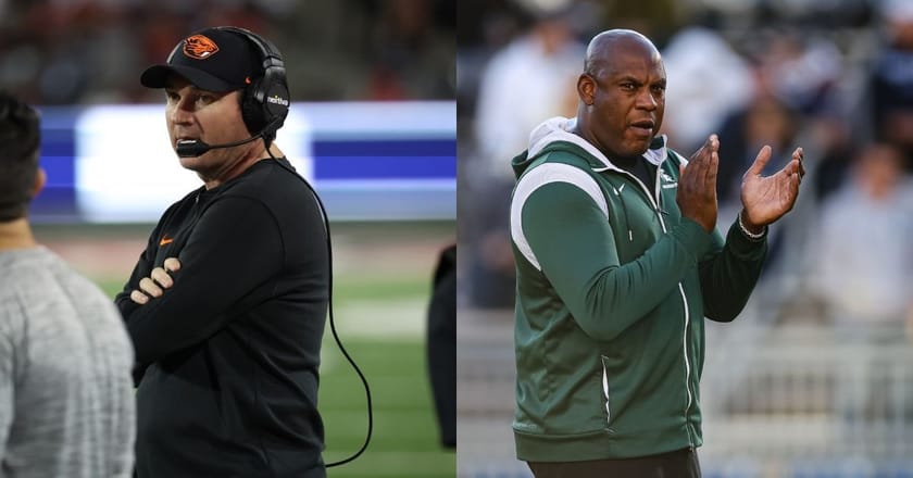 CFB world calls out Michigan State for hiring Jonathan Smith as new HC ...