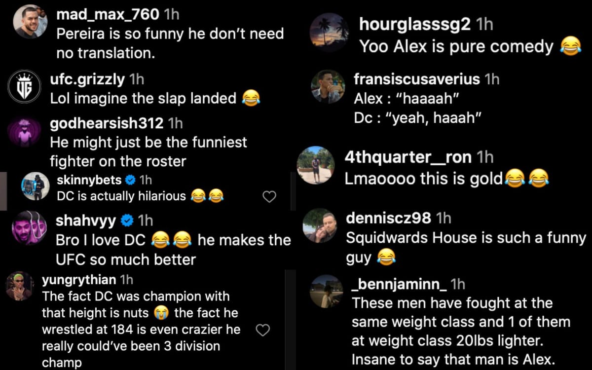 "Alex is pure comedy"- Alex Pereira's epic Prank on Daniel Cormier with ...