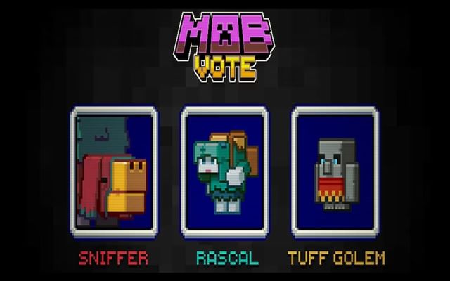 Every Minecraft mob and biome added through community voting
