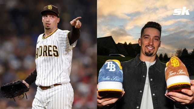 Blake Snell's girlfriend Haeley Mar surprises him with custom Rays and ...