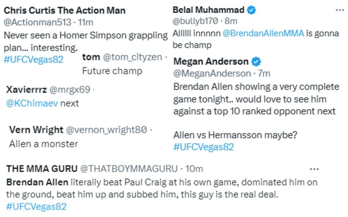 UFC Vegas 82 results: "Homer Simpson grappling plan" - UFC fighters and ...