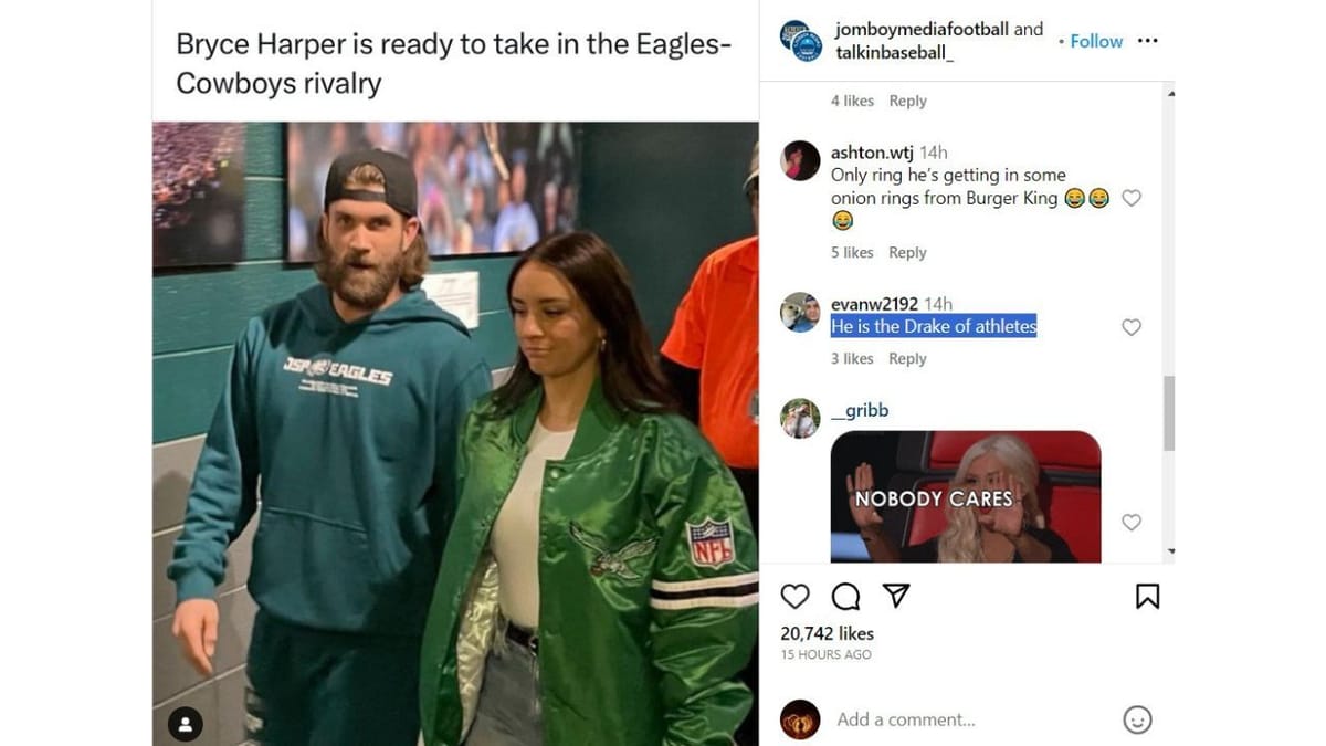 Phillies star Bryce Harper's green enthusiasm stirs playful taunts ...