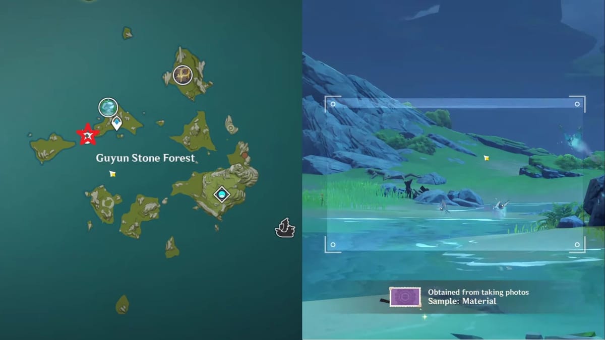 Locations of Opponents with Wing-Like Structure in Genshin Impact