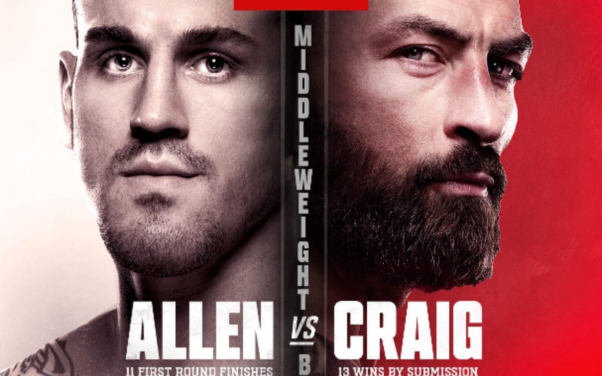 Brendan Allen vs. Paul Craig Head-to-Head Record