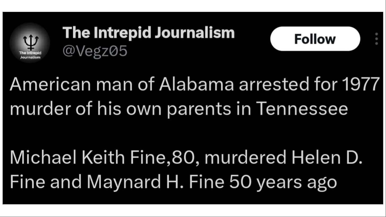 What Did Michael Keith Fine Do 80 Year Old Man Arrested Over 1977