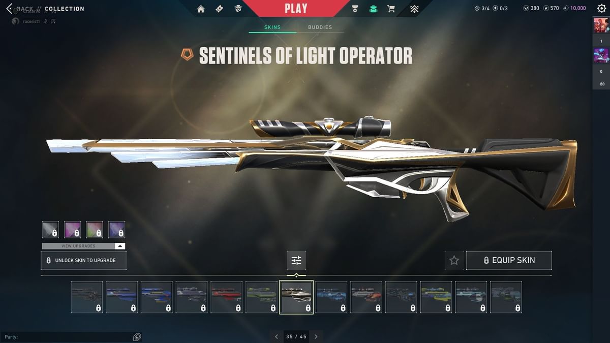 Valorant: Sentinels of Light skins ranked from worst to best