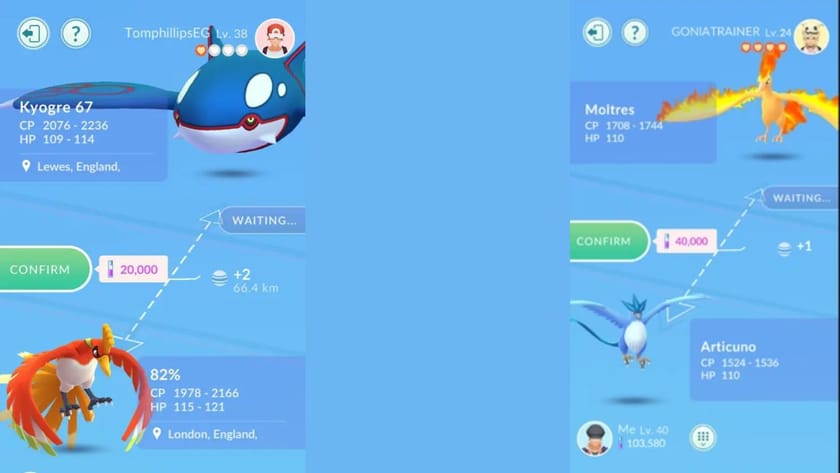 All ways to get legendary Pokemon in Pokemon GO