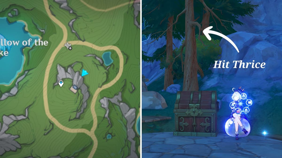 Genshin Impact: Rouge's Writings map location, puzzle guide, and chest ...