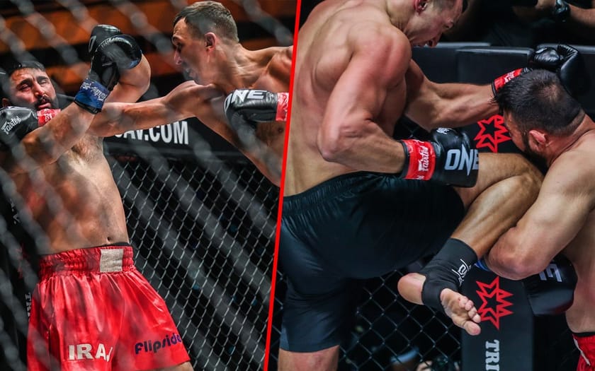 WATCH: Ukrainian monster Roman Kryklia shows Iraj Azizpour the levels ...