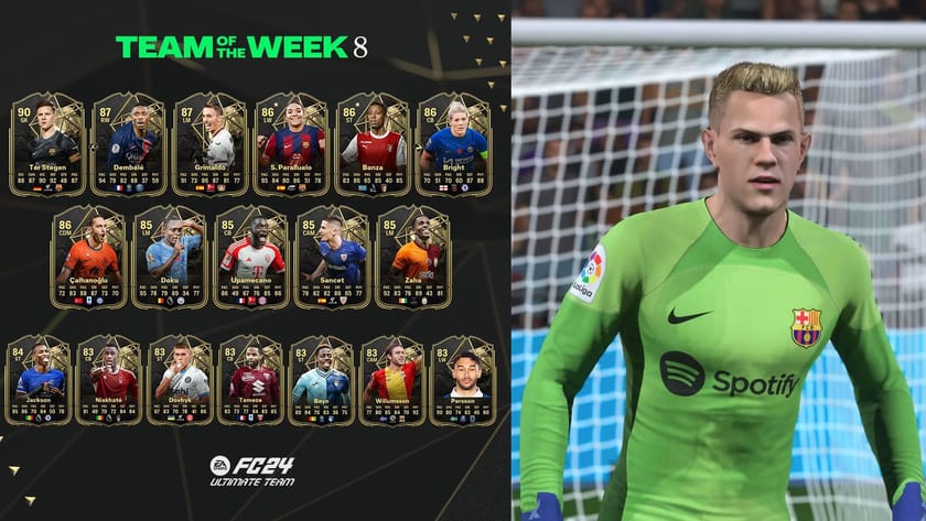 EA Sports releases Team of the Week 8 (TOTW 8) in EA FC 24 featuring ...