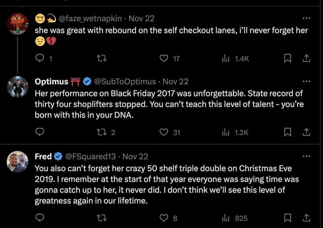 Who is Gail Lewis? Tributes pour in as Viral Walmart employee takes ...