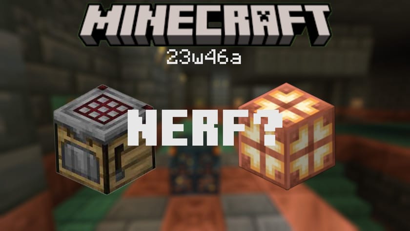 Minecraft crafter and copper bulb nerf in snapshot 23w46a explained