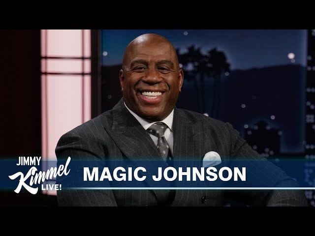 "We all know who's #1 and who's #2" - Magic Johnson comically throws ...