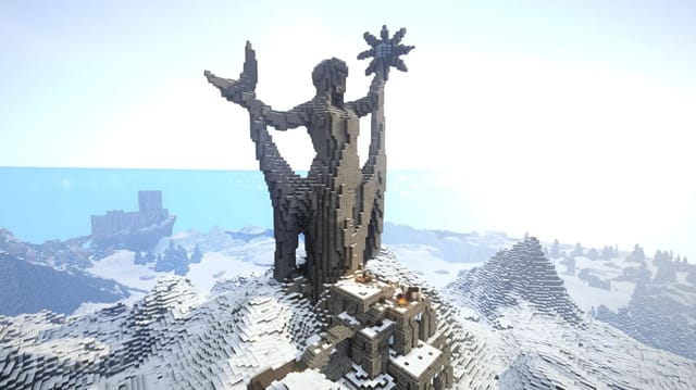 Minecraft player shares their impressive recreation of Skyrim in the game