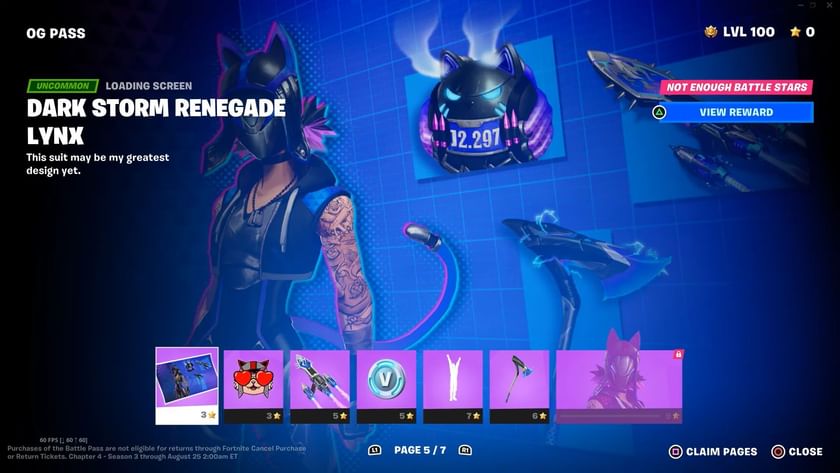 Fortnite Chapter 4 Season 5 Battle Pass: Everything from Tier 1 to Tier 50