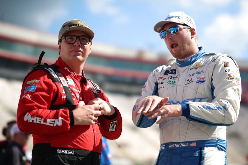 "I was showing him how to race a teammate" - Austin Hill hits back at ...