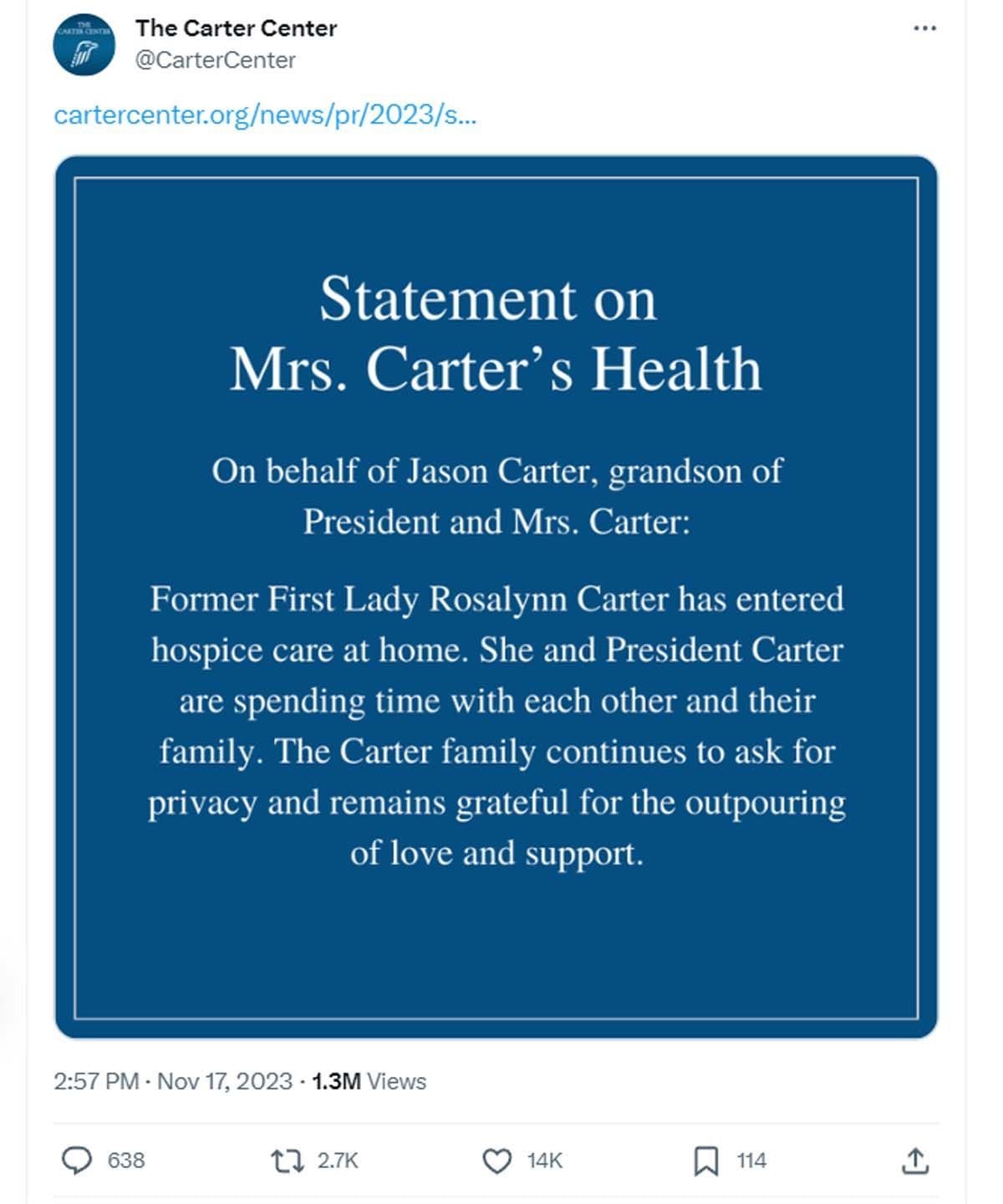 How many children does Rosalynn Carter have? Family explored as former ...