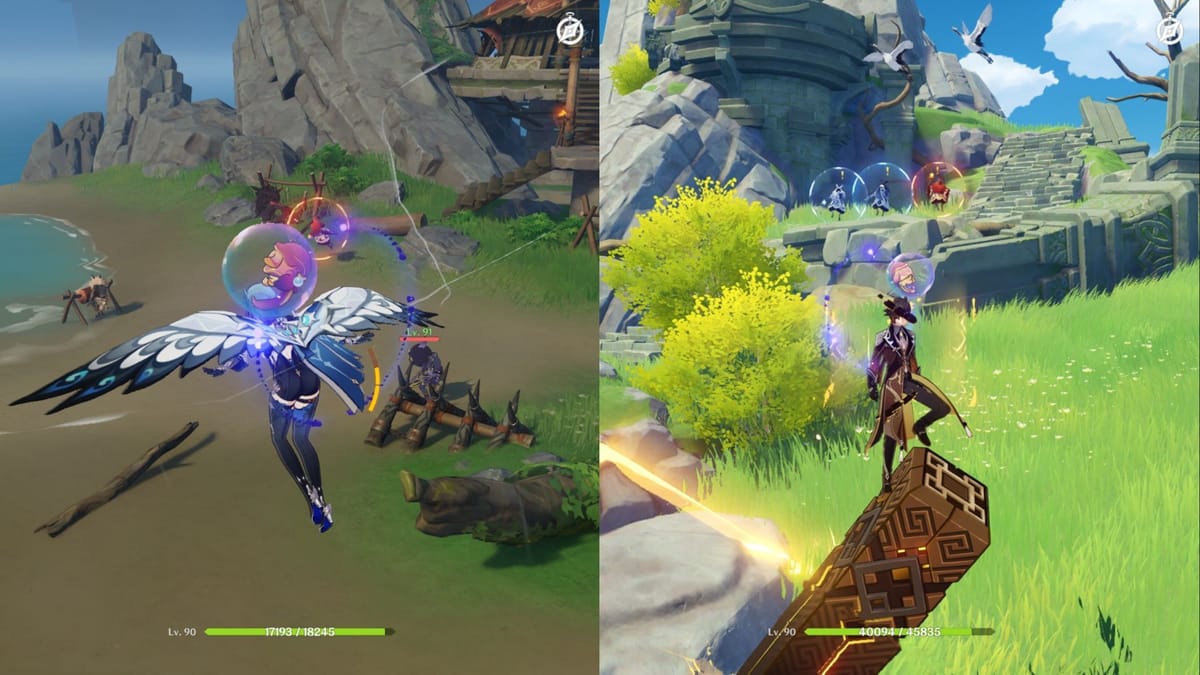 Locations of Staff-Wielding Opponents in Genshin Impact