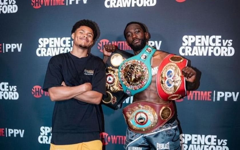 “Embrace it” - Terence Crawford pats Shakur Stevenson on the back after controversial ...
