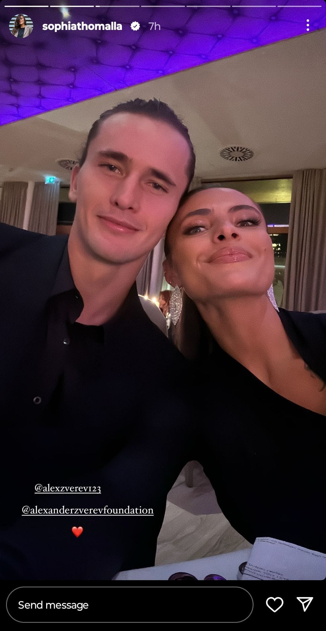 In Pictures: Alexander Zverev and girlfriend Sophia Thomalla dazzle in ...