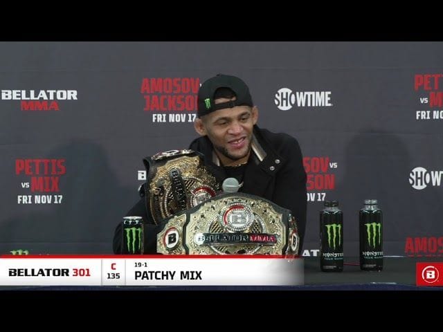 Bellator 301: Bellator bantamweight champion Patchy Mix believes he ...