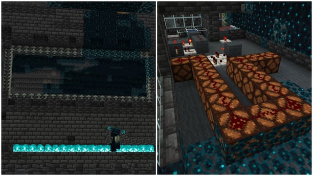 What is the hidden redstone room in Minecraft's ancient city?