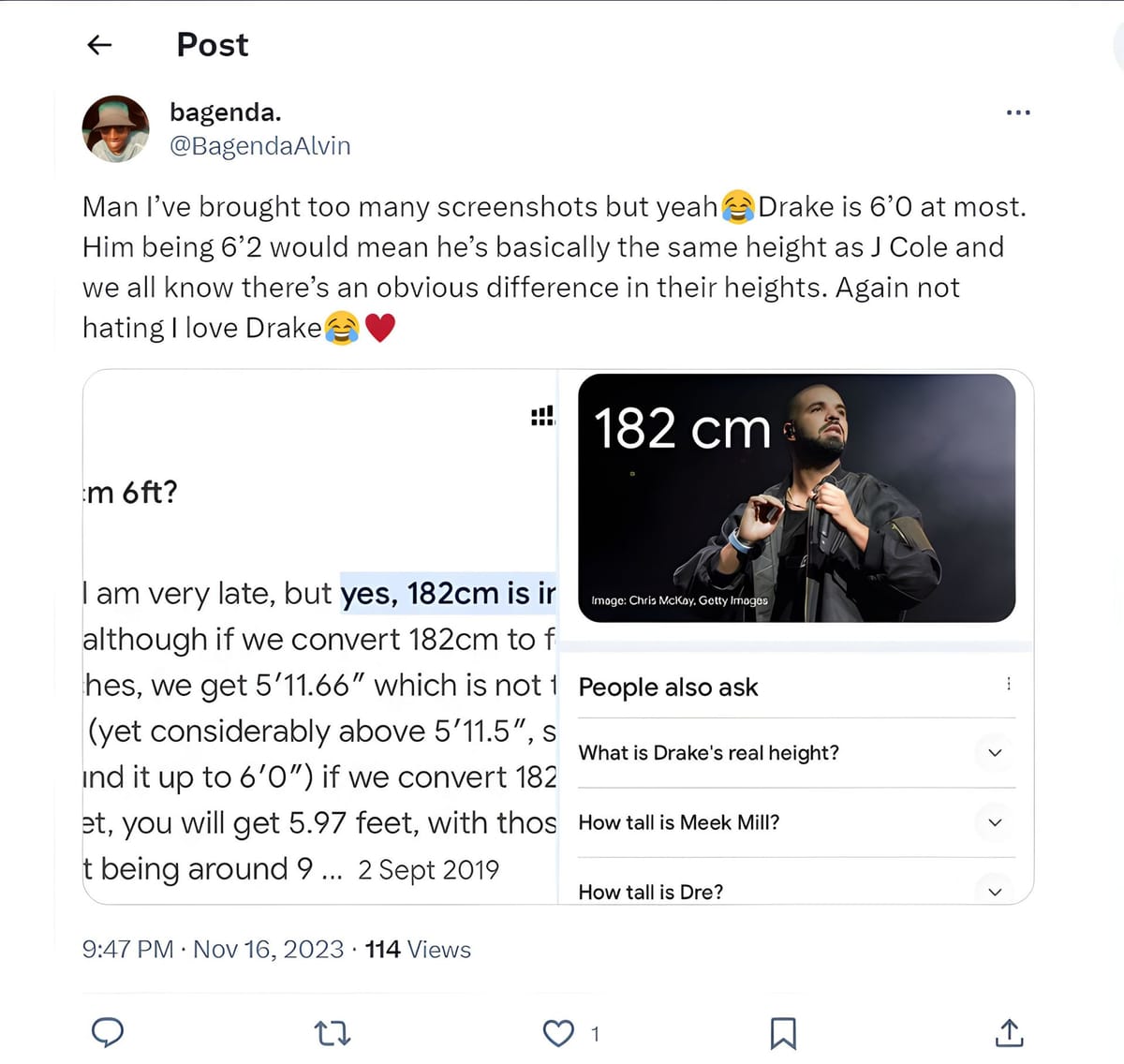How tall is Drake? Rapper gets clowned for allegedly lying about his ...