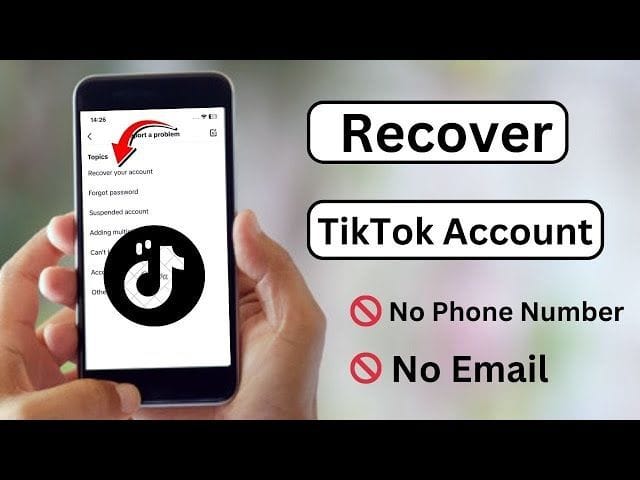 How to easily recover a TikTok account