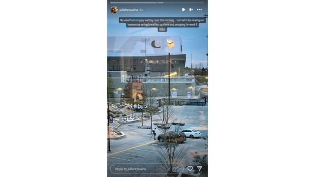 Kirk Cousins’ wife Julie Hampton shares ‘surreal’ experience from ...