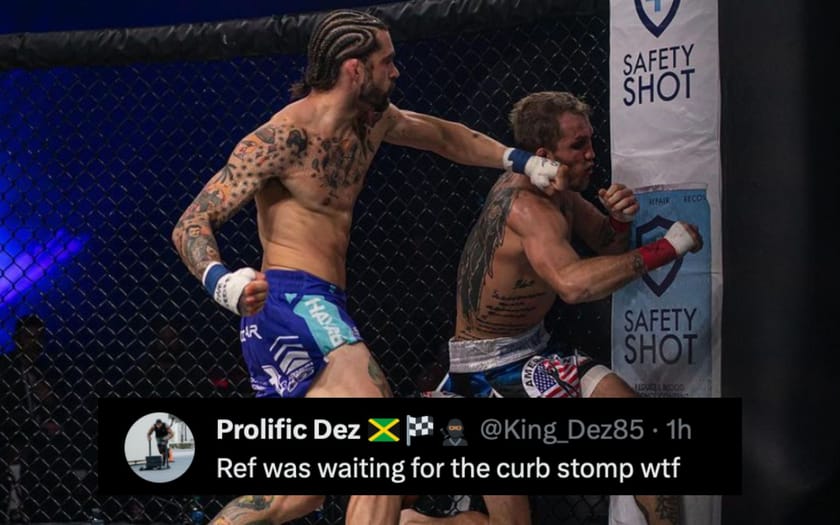 "Ref was waiting for the curb stomp" - Fans slam referee over late ...