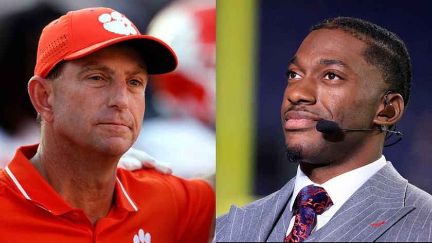 ICYMI: Robert Griffin III had a pregame sprint with 53Y/O Dabo Swinney ...