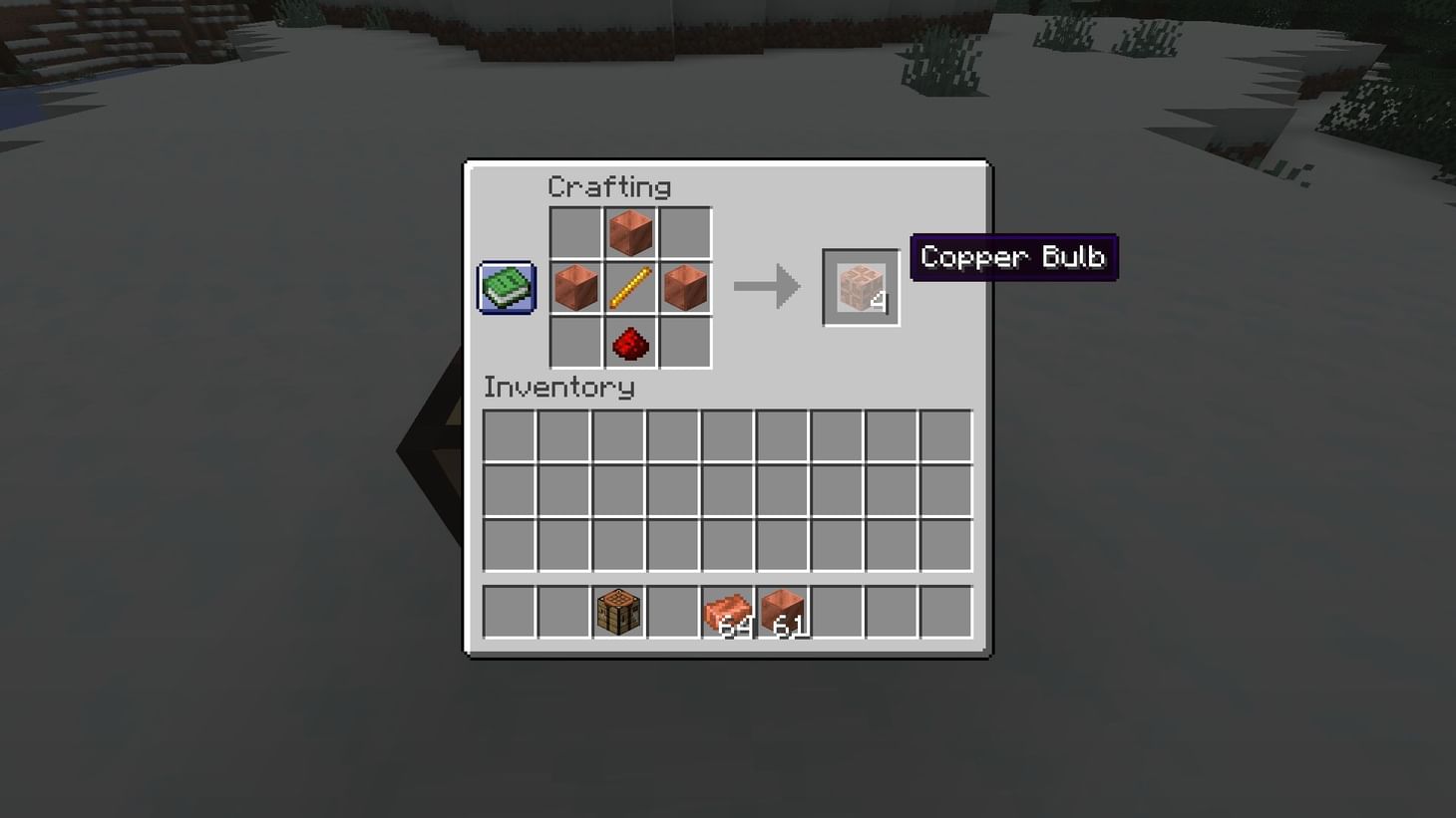 How does a copper bulb work in Minecraft?
