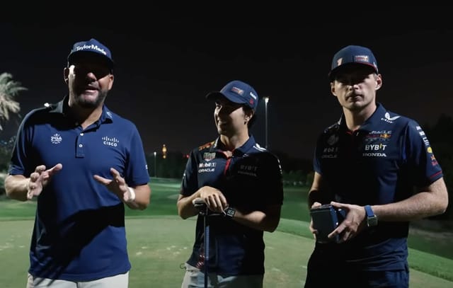 “Checo is so good at golf I’m shocked tbh”: Fans react after Sergio ...