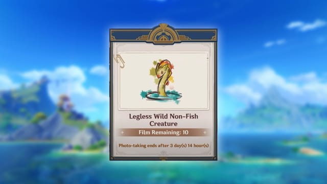 Locations of Legless Wild Non-Fish Creatures in Genshin Impact