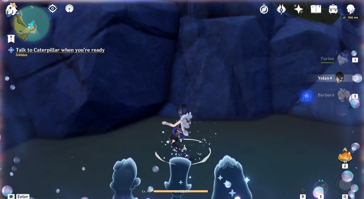 How to count Furina's Fanfare stacks in Genshin Impact