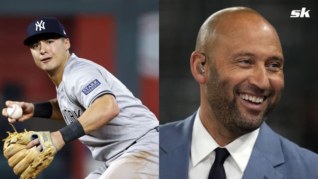 Anthony Volpe shows love to Isiah Kiner-Falefa as rookie joins Derek Jeter in making Gold Glove ...