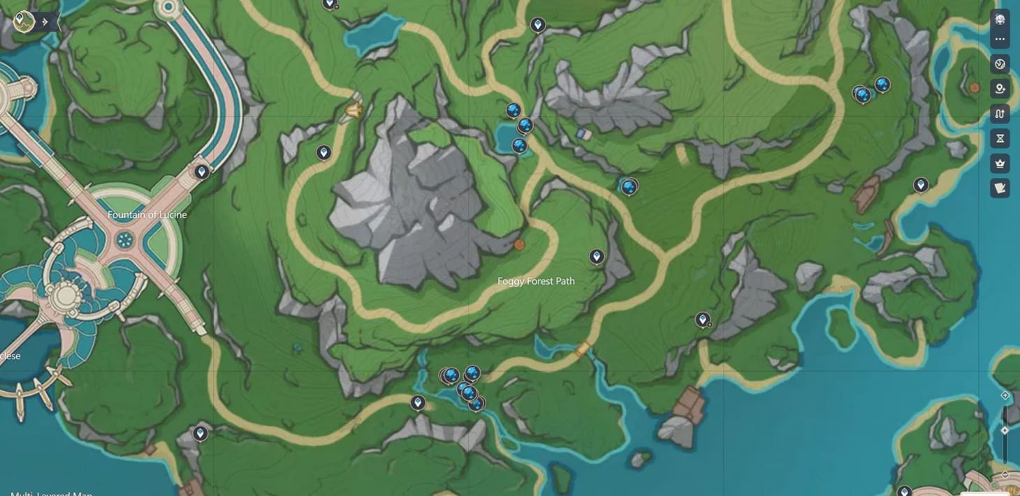 Genshin Impact Lakelight Lily locations and farming route