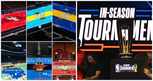 IN PHOTOS: All NBA In-Season Tournament fancy courts unveiled for Day 1 ...