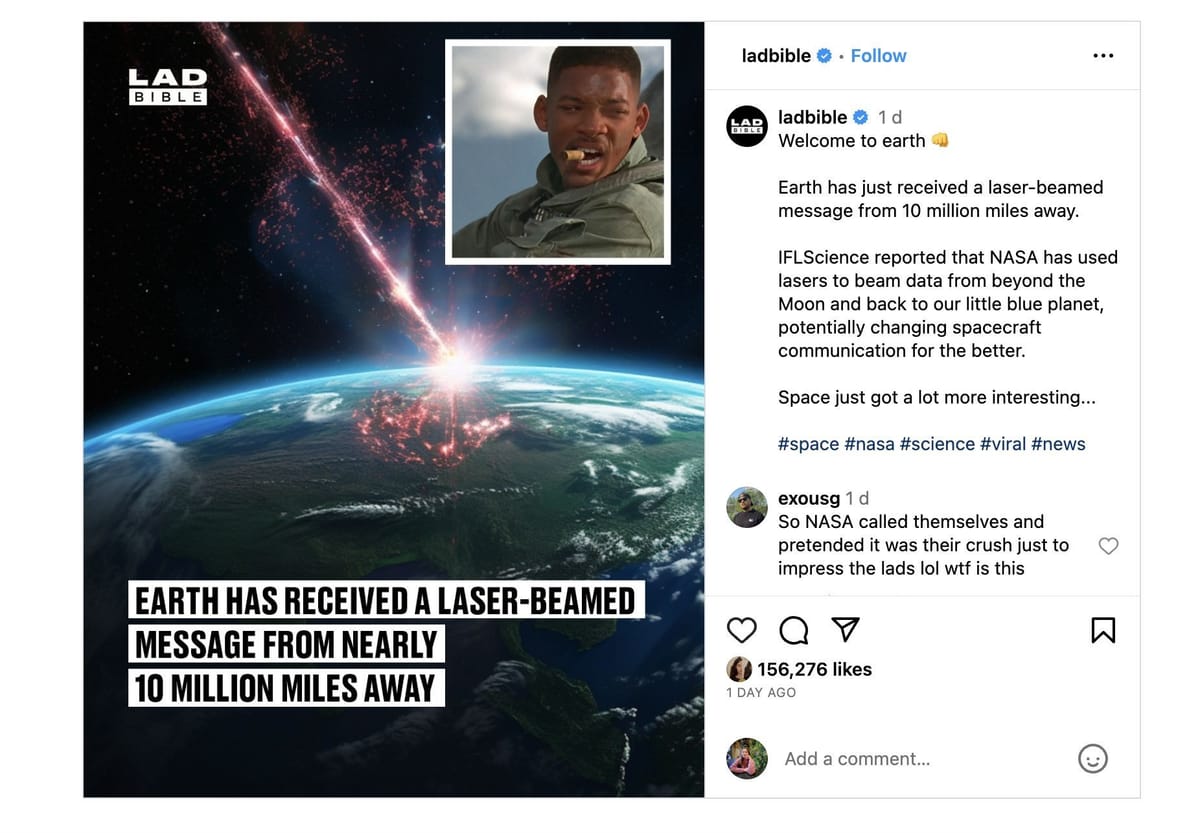 "The last place aliens would like to land is the USA": Earth laser beam ...
