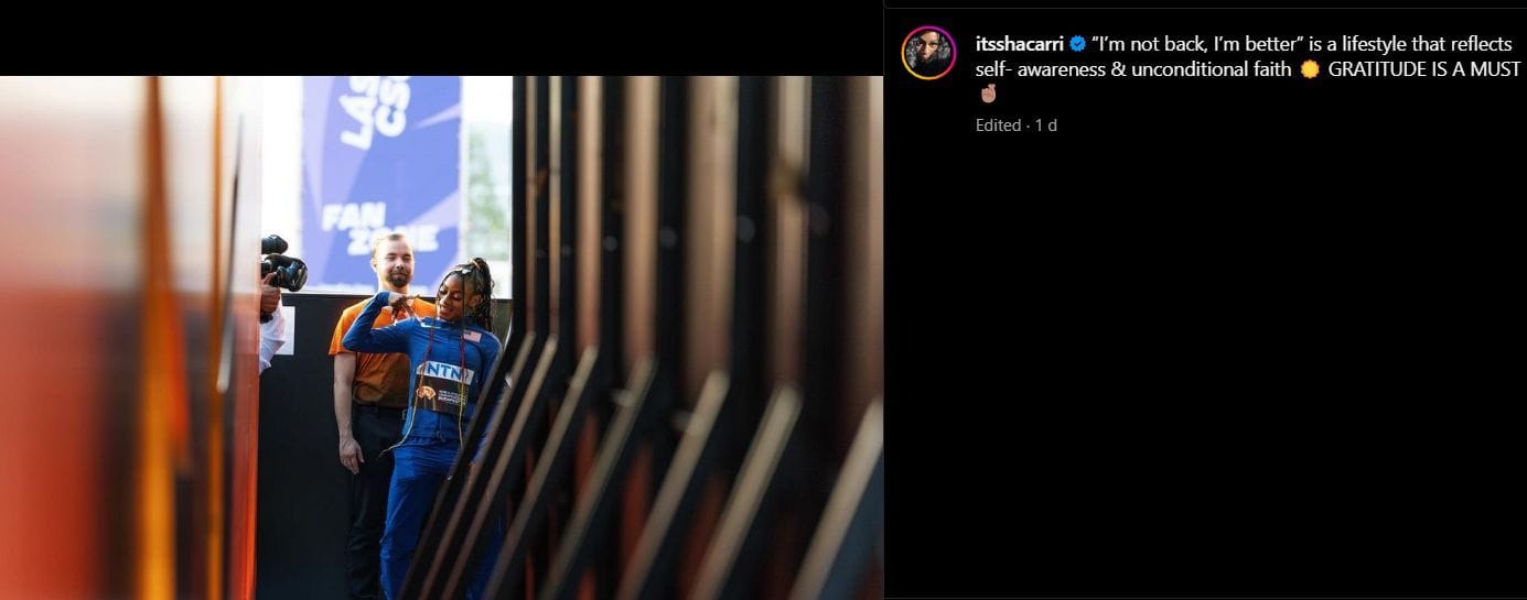 Sha'Carri Richardson stuns at Team USA Paris 2024 Olympic Portrait Shoot