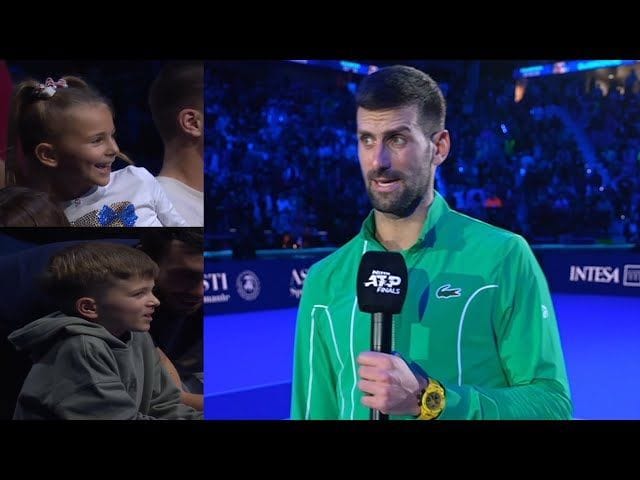 "They have brought confidence" - Novak Djokovic credits his children ...