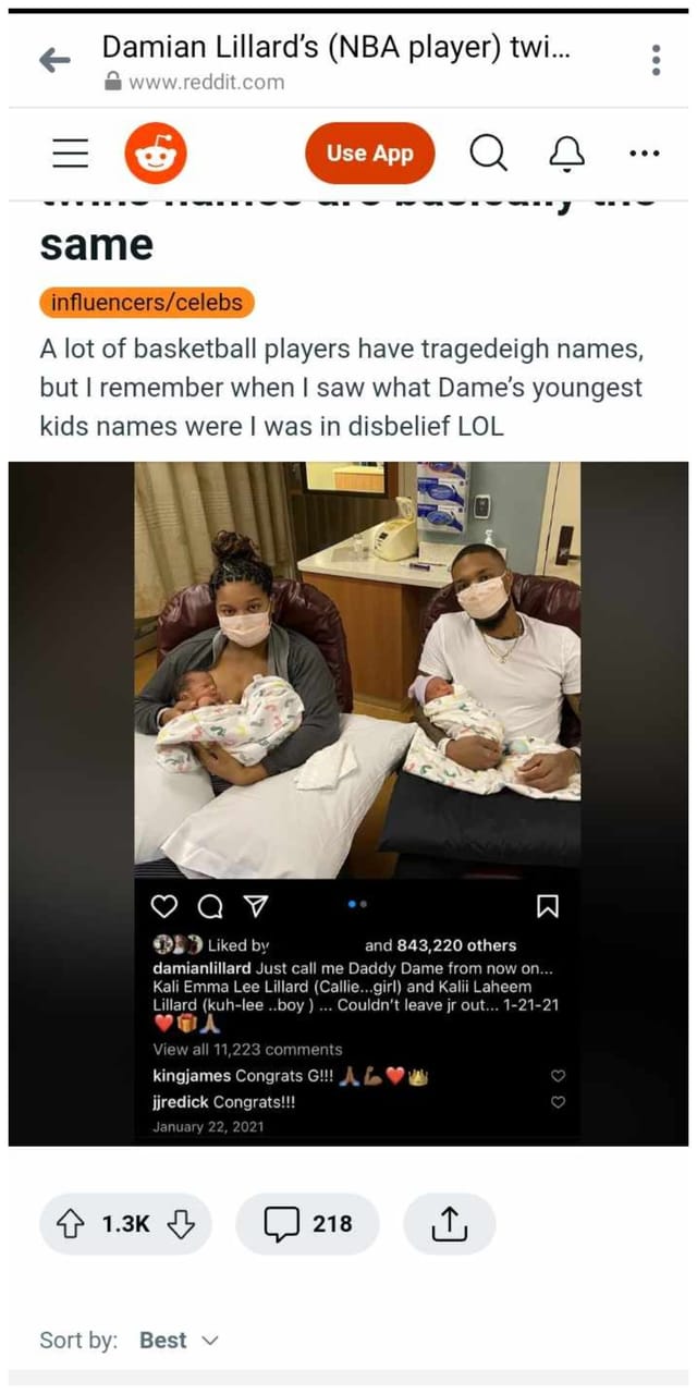 5 unique NBA players' baby names, including Damian Lillard's son Kuh-lee