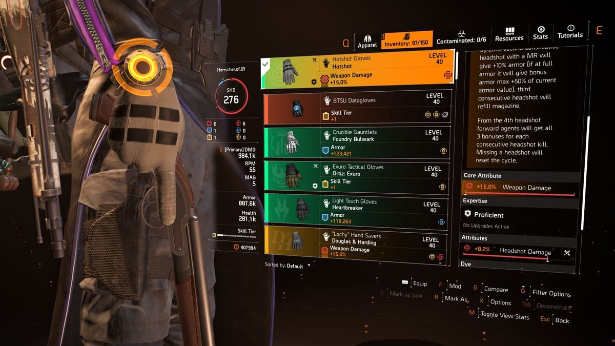 The Division 2 one-shot Sniper build for endgame exploration