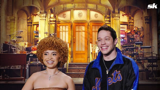 Pete Davidson rocks SNL promo in stylish New York Mets bomber jacket ...