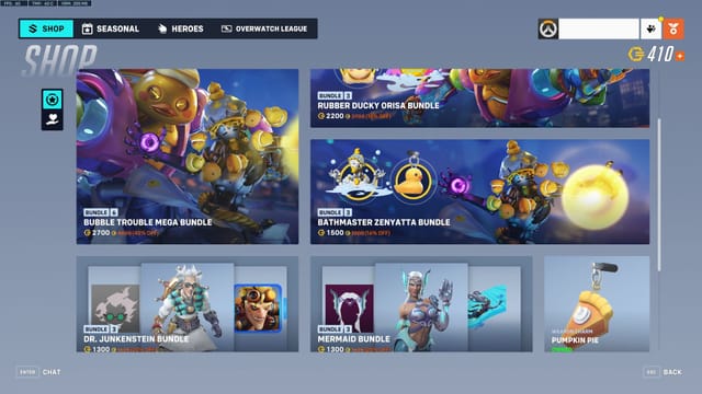 Overwatch 2 Item Shop rotation (November 21): Bubble Trouble bundle ...