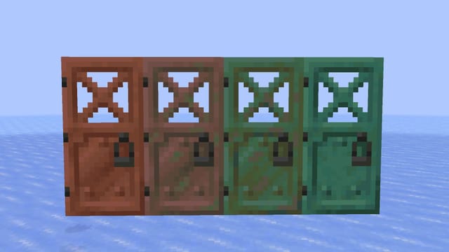 Minecraft copper door guide: Recipe, uses, and more